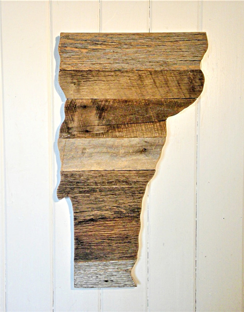 Vermont, barnwood sign, small – Woody's Mercantile