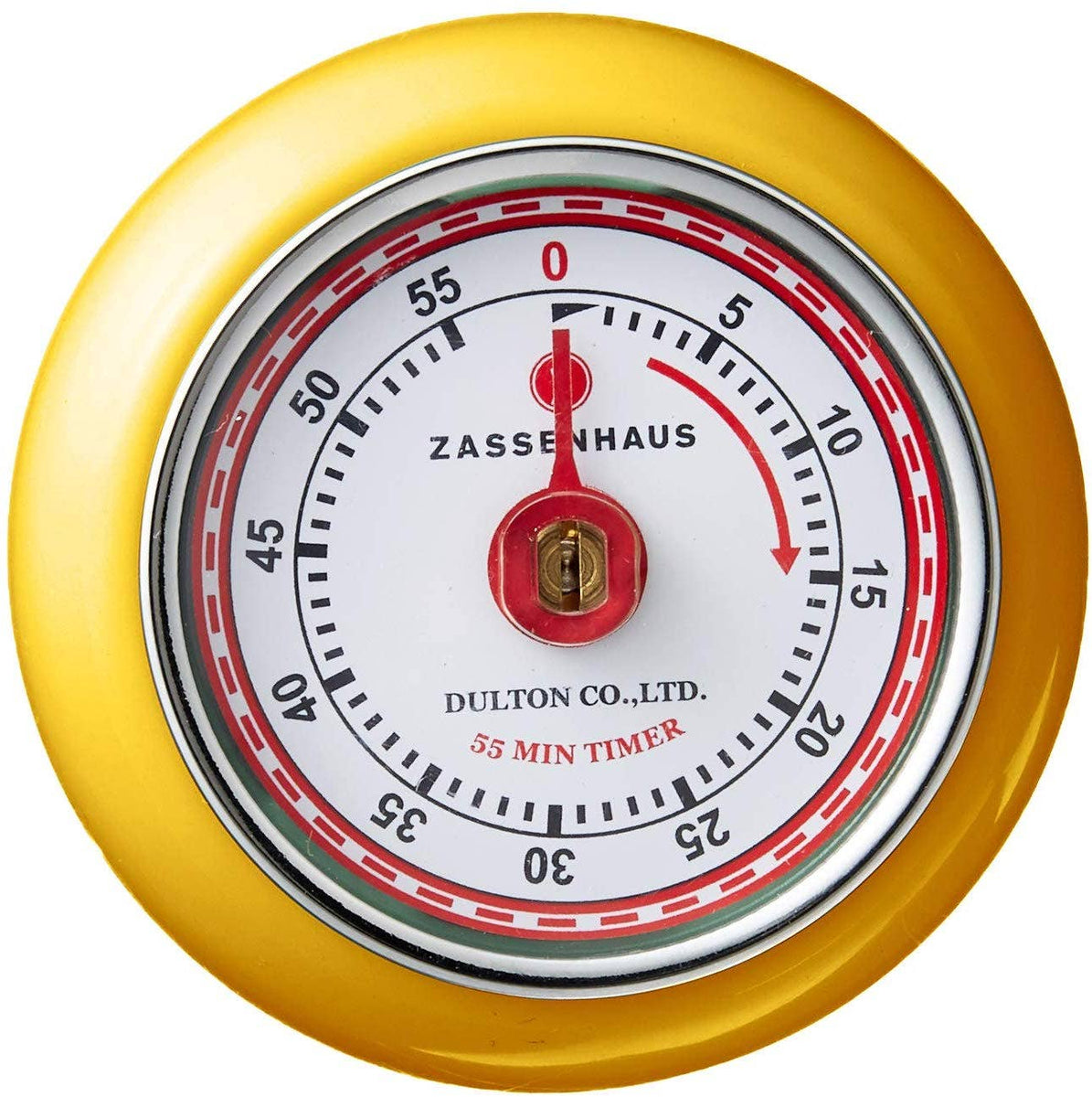 "Retro" Kitchen Timer, Yellow, 2.75” x 1.25" – Woody's Mercantile