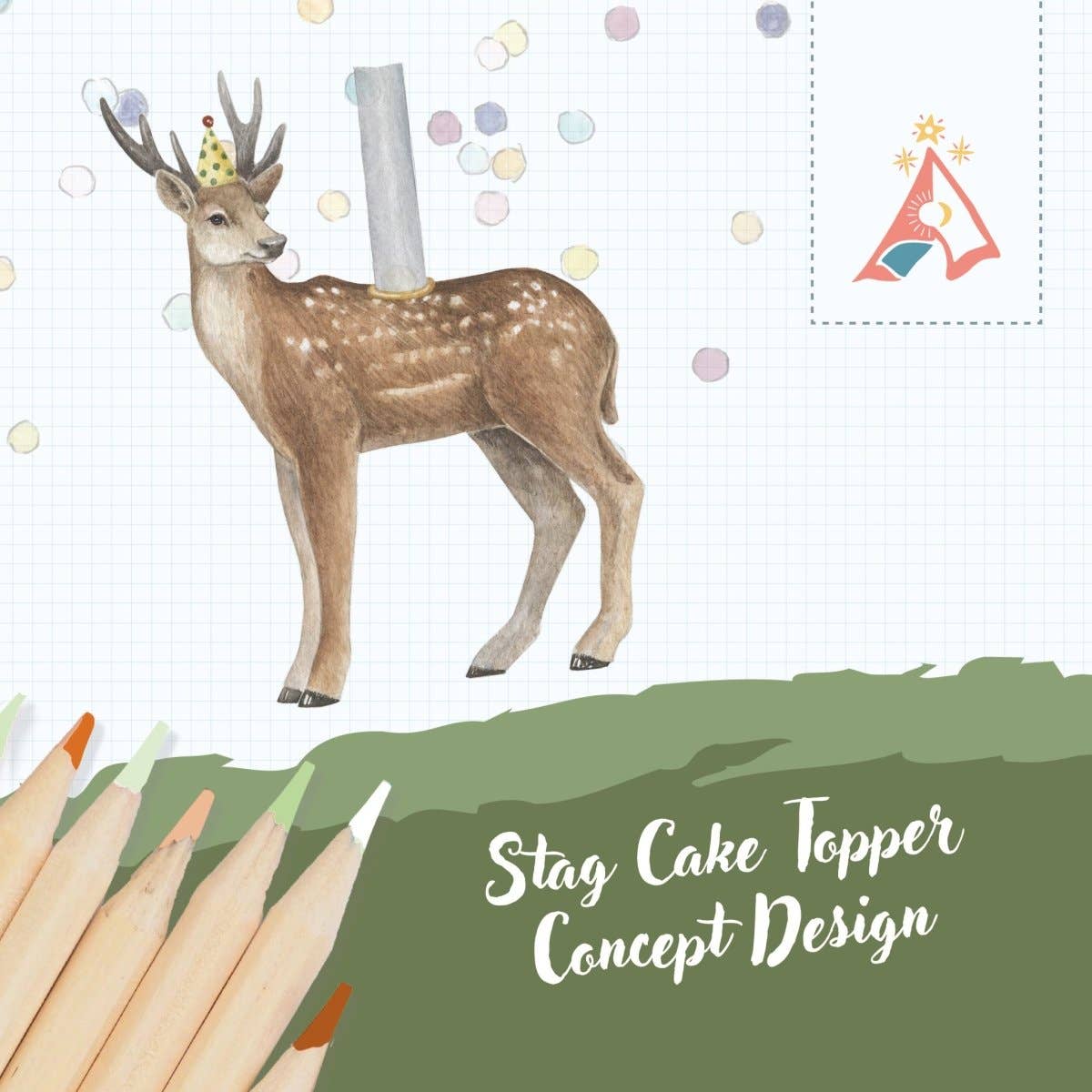 Stag Cake Topper – Woody's Mercantile