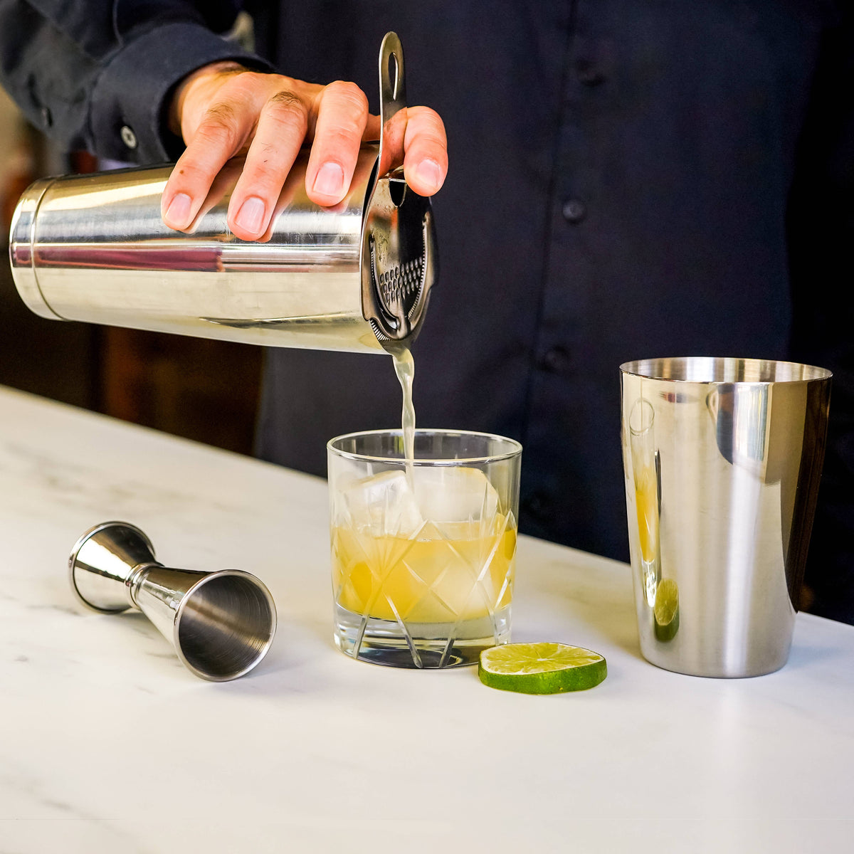 Craft Cocktail Bar Set, Stainless (4 Piece) – Woody's Mercantile